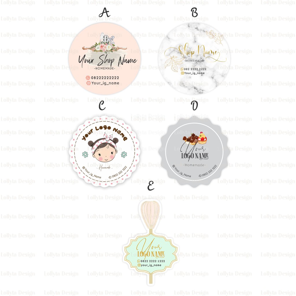 Jual Stiker Bulet Logo ada 5 pilihan desain | Shopee Indonesia
