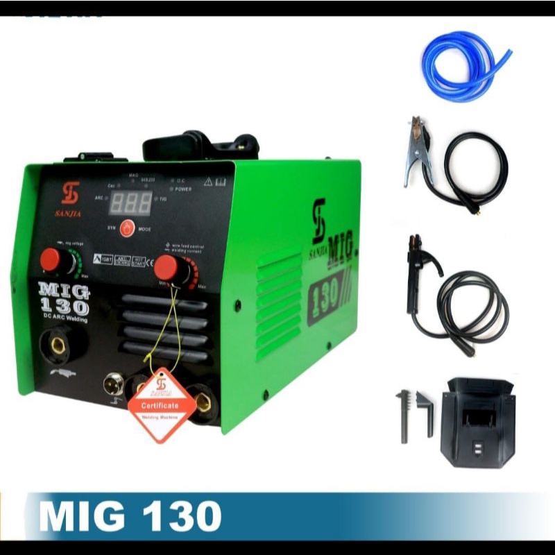 Jual Mesin Las MIG 130 SANJIA DC MMA WELDER MIG-130 WELDER MACHINE | Shopee Indonesia