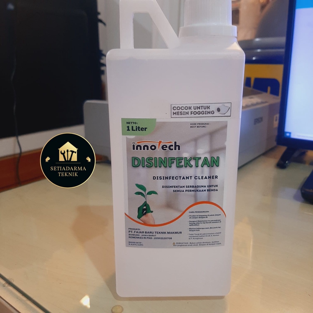 Jual CAIRAN DISINFEKTAN FOGGING INNOTECH 1 LITER//DISINFEKTANT CLEANER ...