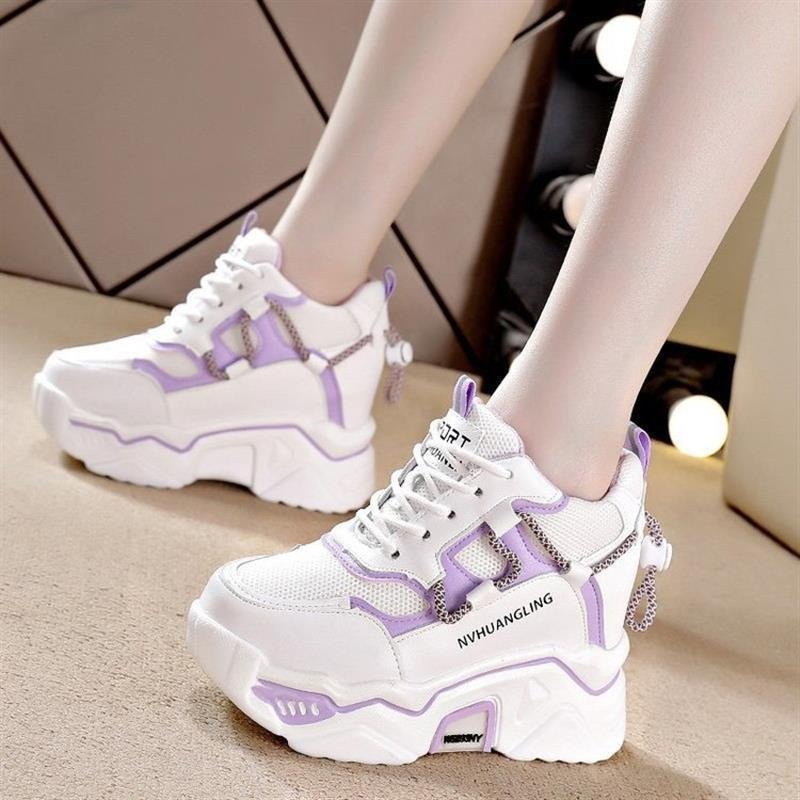 Jual Sepatu DNY Sepatu Sneakers Tinggi Wanita Spatu Casual Cewek ...