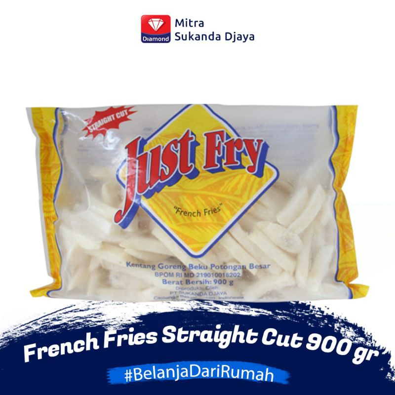 Jual JUST FRY STRAIGHT CUT 900GR KENTANG GORENG | Shopee Indonesia