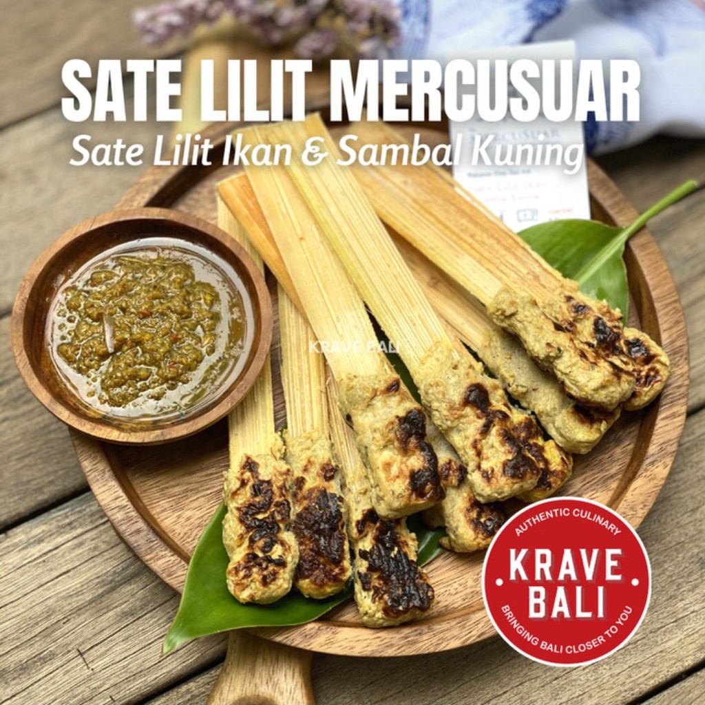 Jual Sate Lilit Ikan Mercusuar Sambal Kuning 10 Tusuk - Makanan Khas ...