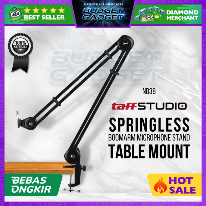 Jual Blue Compass Holder Microphone Boom Arm Table Mount Springless ...