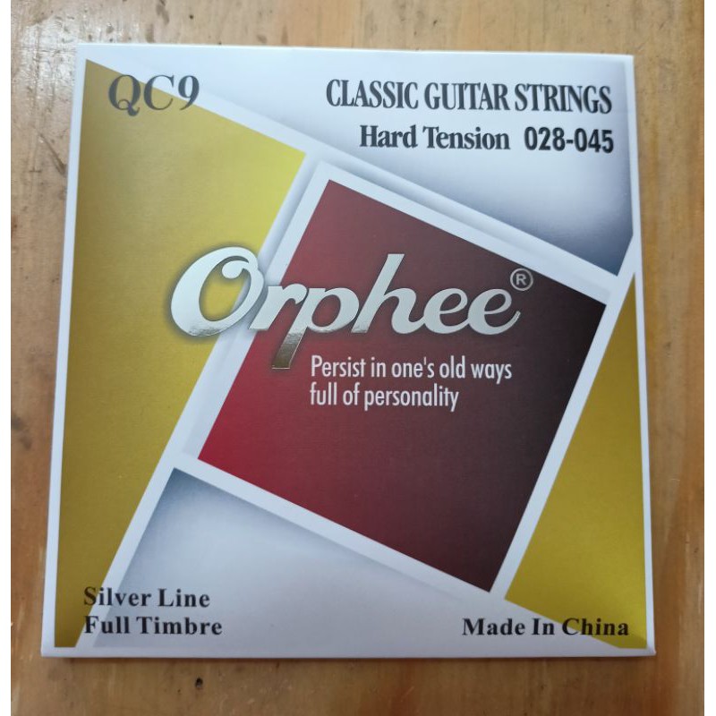 Jual senar gitar/guitar orphee QC9 CLASIC/klasik/nilon/nylon | Shopee ...