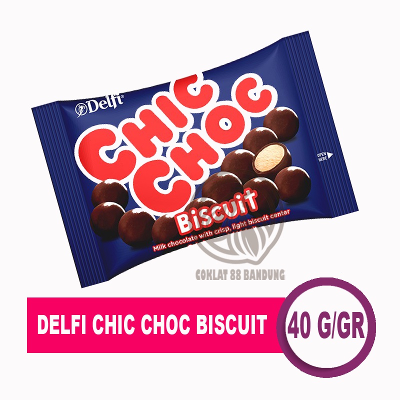 Jual DELFI CHIC CHOC BISCUIT 36GR ex 40GR, COKLAT DELFI CHICCHOC 36 GR ...
