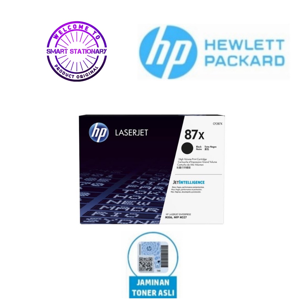 Jual HP 87X High Yield Black Original LaserJet Toner Ink Cartridge ...