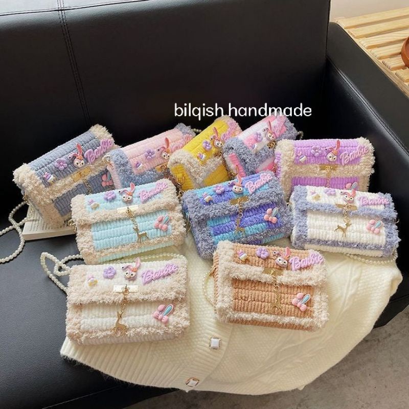 Jual paket bahan tas diy- DIY woven bag- cute woven bag new | Shopee ...