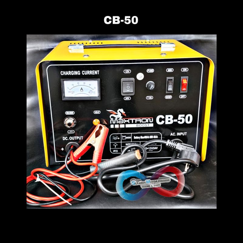 Jual charger accu casan aki maxtron cb 50 ( bs 2 accu ) | Shopee Indonesia