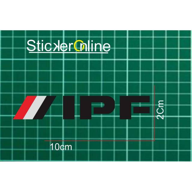 Jual Sticker cutting logo IPF | Shopee Indonesia