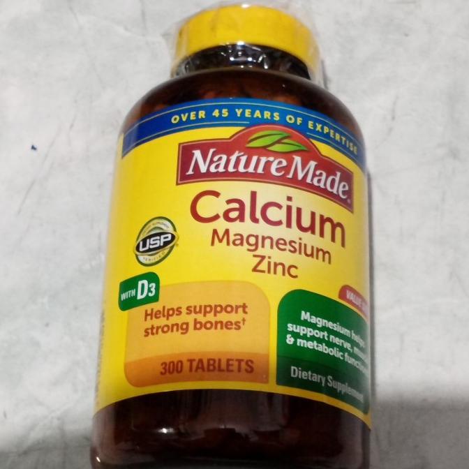 Jual nature made calcium magnesium zinc 300 tablets ---Terbaru ...