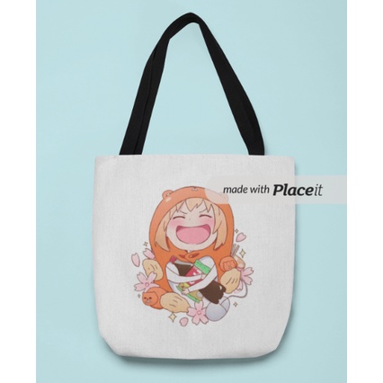 Jual Tas Tote Bag Kanvas Junk Food Umaru | Shopee Indonesia
