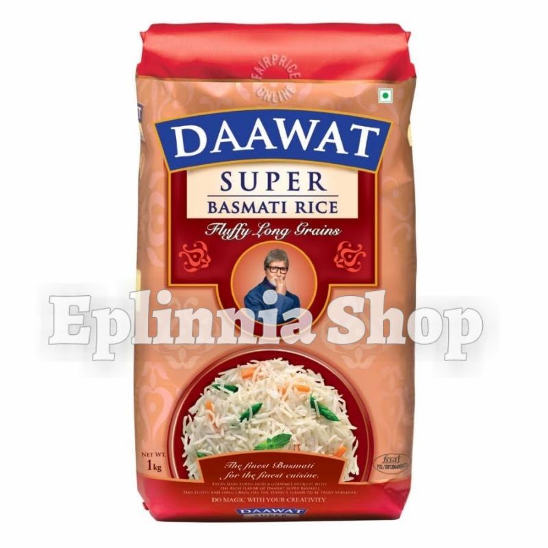 Jual Daawat Super Basmati Rice 1 Kg - Beras Dawat | Shopee Indonesia