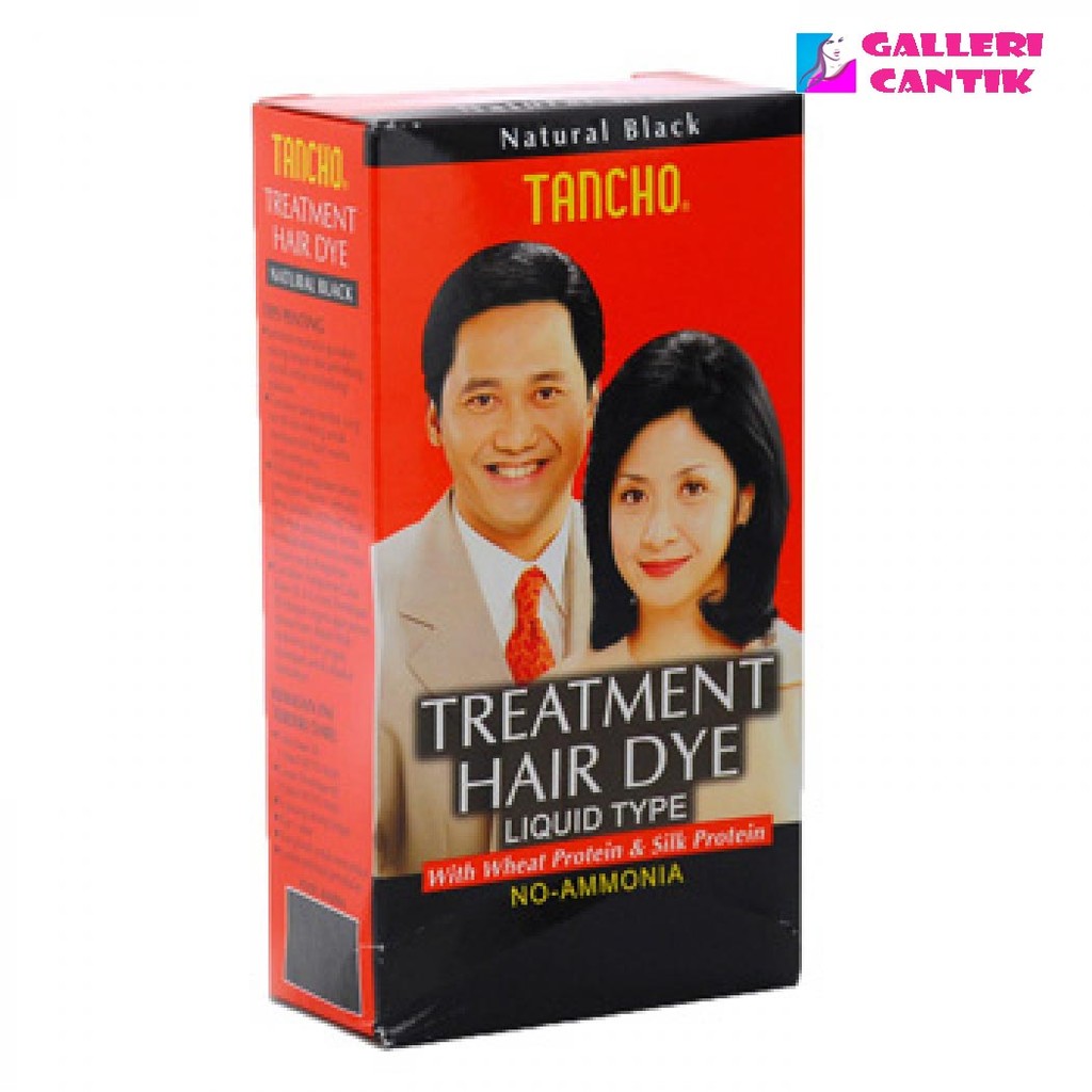 Jual TANCHO TREATMENT CAT RAMBUT HITAM CAIR | Shopee Indonesia