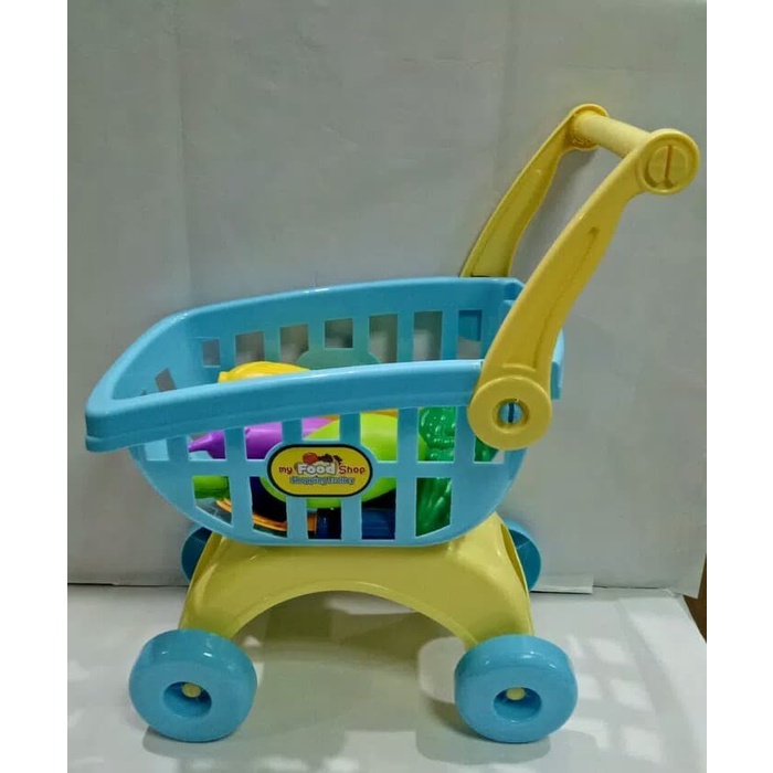 Jual Mainan Anak Supermarket Troli - My food shop trolley st.003 ...