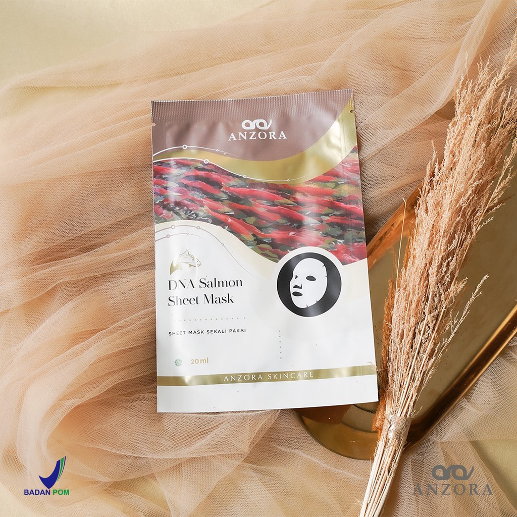 Jual Anzora DNA Salmon Sheet Mask | Shopee Indonesia