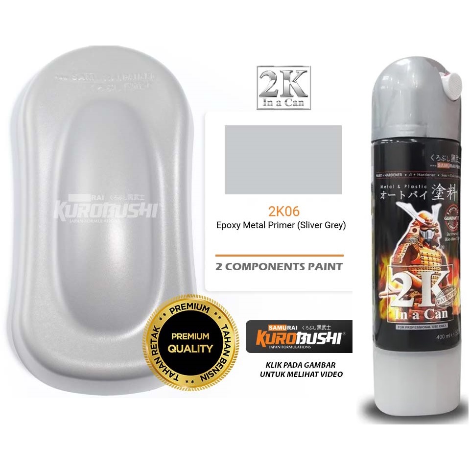Jual Samurai Paint 2K COAT 2K01 2K01P 2K01A 2K04 2K04P 2K05 2K06 2K07 2K07S 2K07W 2K08 2KHLG ...