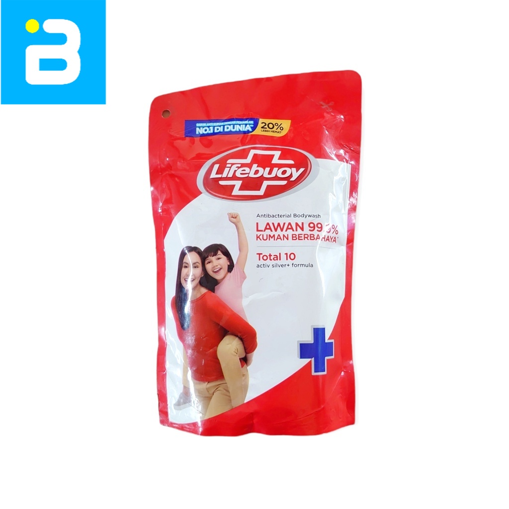 Jual Lifebuoy Antibacterial Bodywash Total 10 Pouch 250 ML | Shopee ...