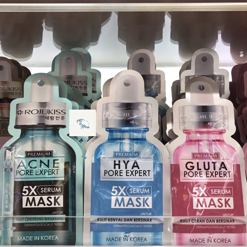 Jual Rojukiss Premium Sheet Mask (Acne, Hya, Gluta, Bright, Perfect ...