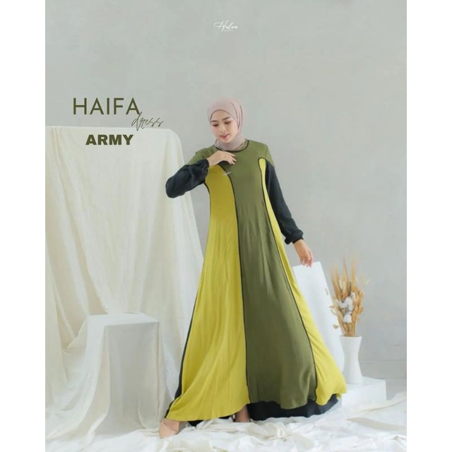 Jual HAIFA DRESS HALWA APPAREL | Shopee Indonesia