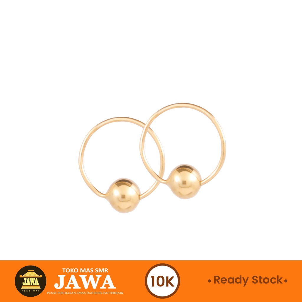 Jual Anting Emas Classic Baby Newborn Bola Kadar 10K dan 17K Toko Mas ...