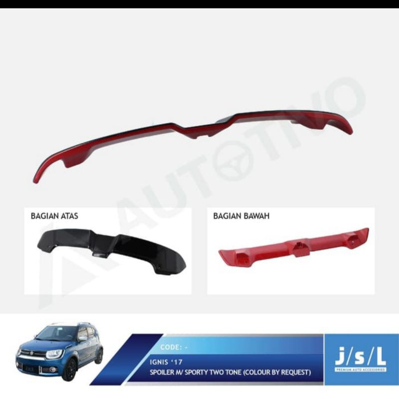 Jual two tones colour model sporty Suzuki Ignis colour by request jsl ...