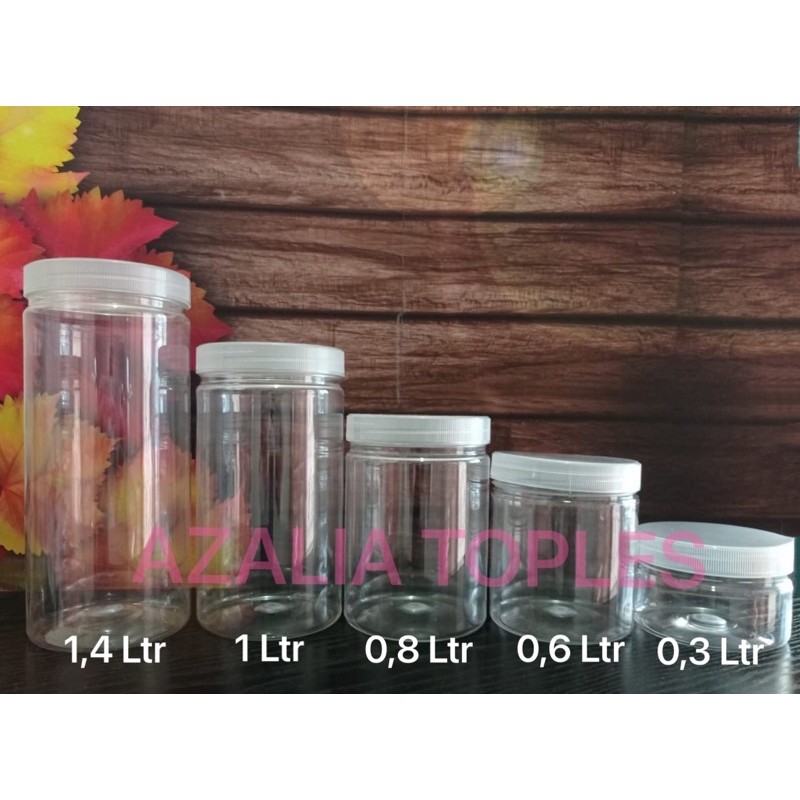 Jual Toples plastik tabung 1 ltr / toples plastik 1000 ML / Toples 1 ltr | Shopee Indonesia