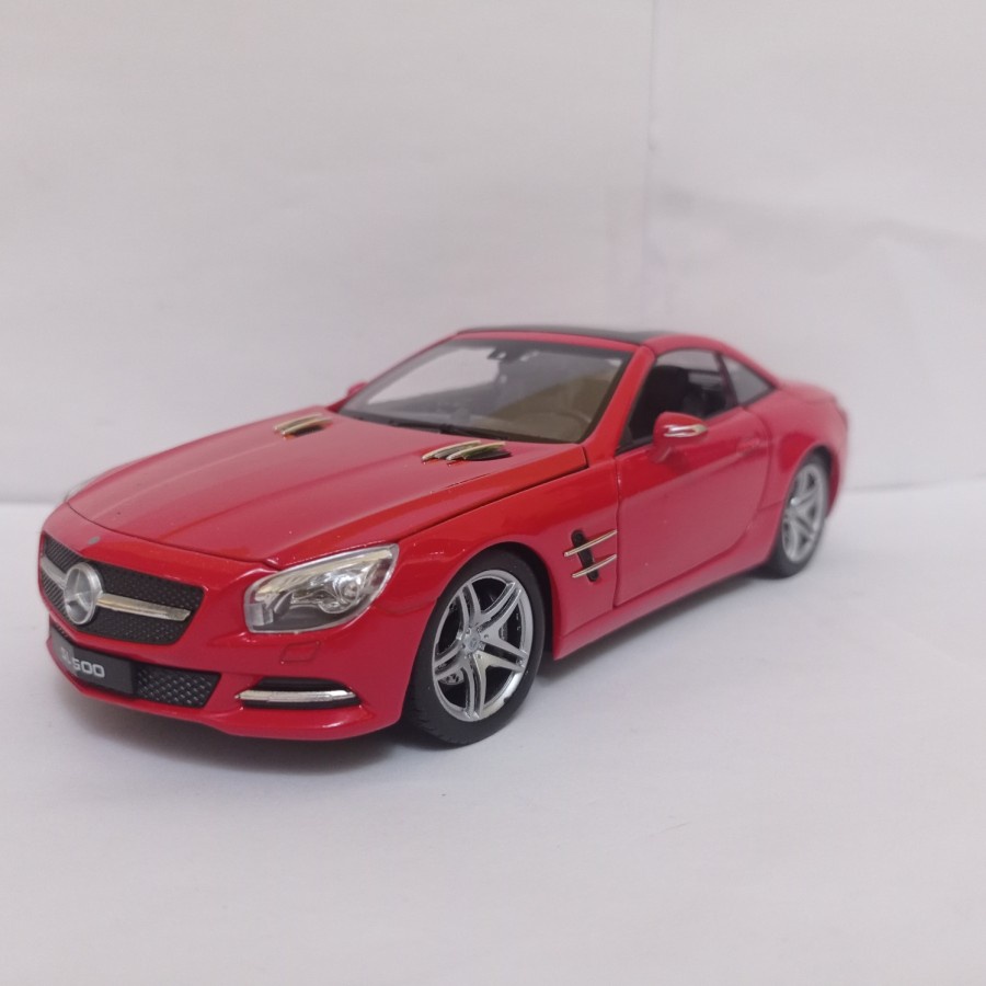 Jual Diecast Mercedes-Benz SL500 RED Welly 1:24 mobil sport mainan anak ...
