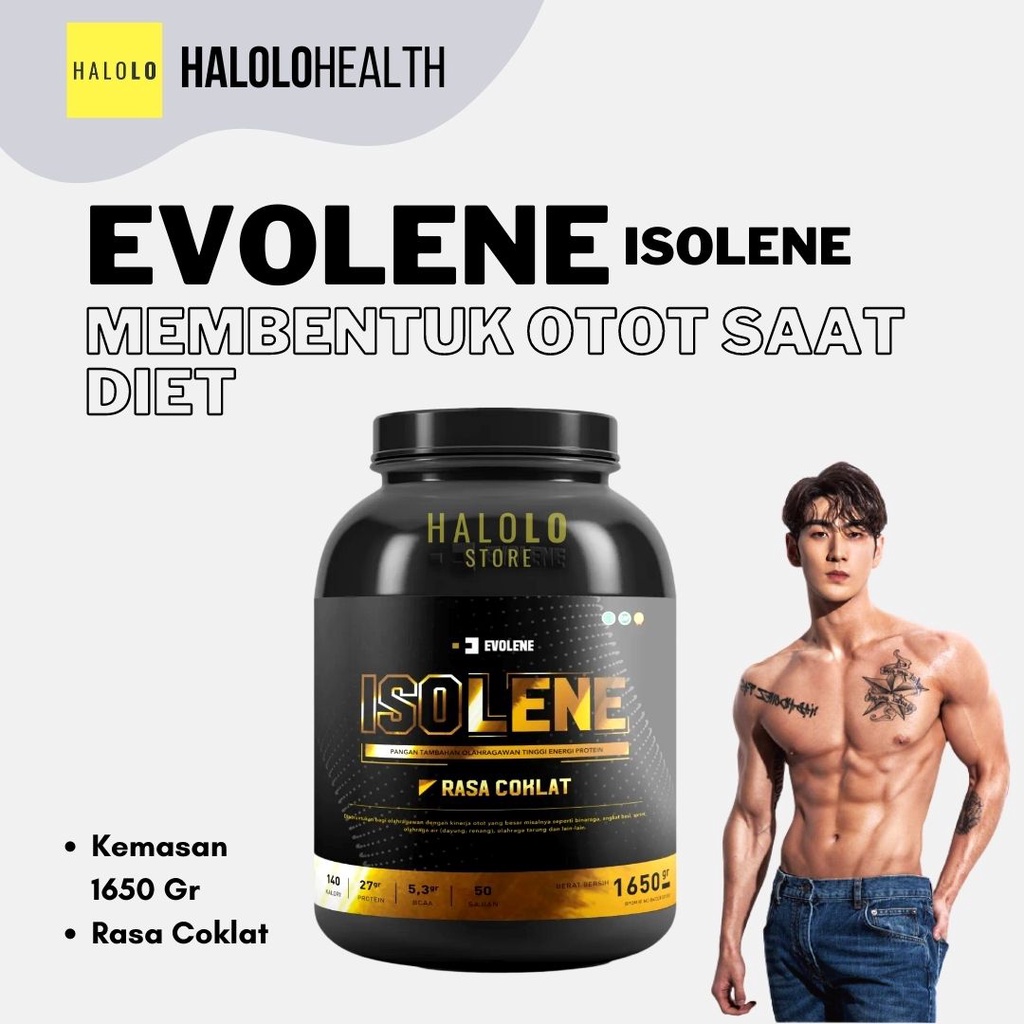 Jual EVOLENE Isolene 1650 Gr Protein Isolate 50 Serving Susu Rendah ...