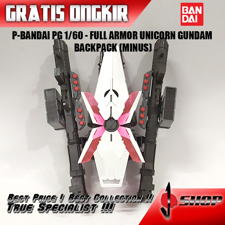 Jual P-BANDAI PG 1/60 FULL ARMOR UNICORN GUNDAM BACKPACK (MINUS ...