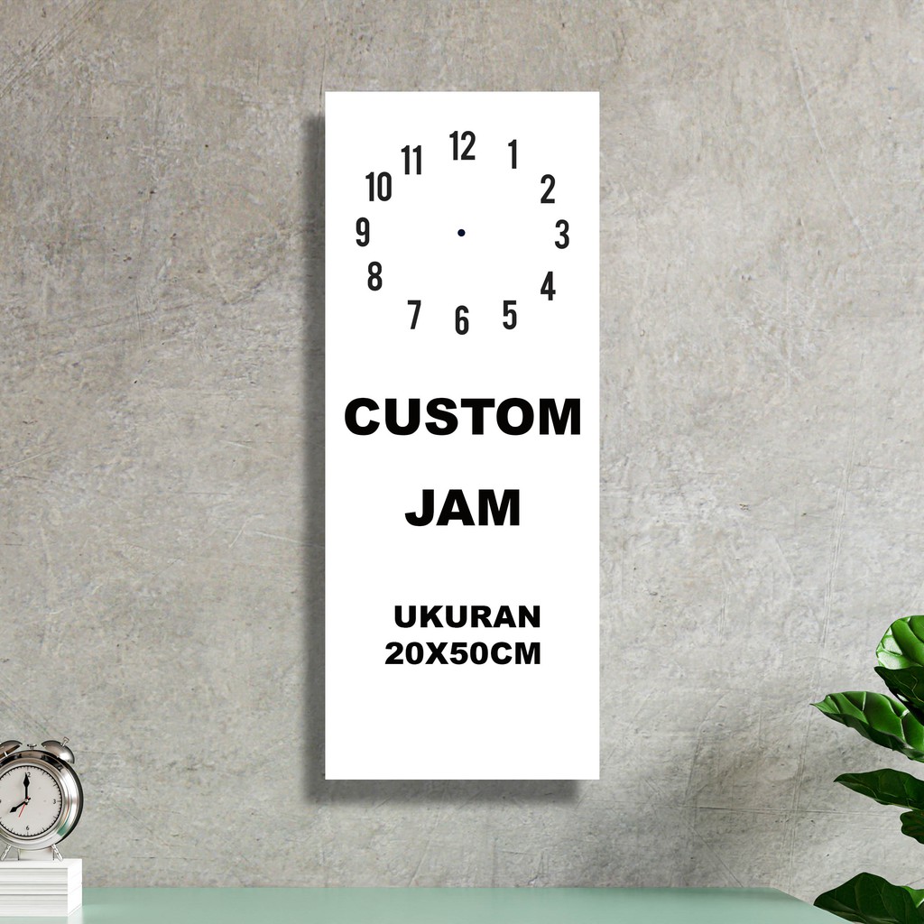Jual Custom Jam Dinding Ukuran 20-50cm | Shopee Indonesia