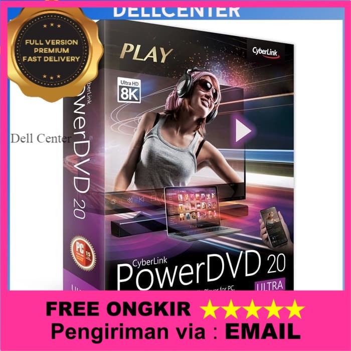 Jual Cyberlink Power DVD Ultra 20 - Aplikasi Pemutar File Video ...