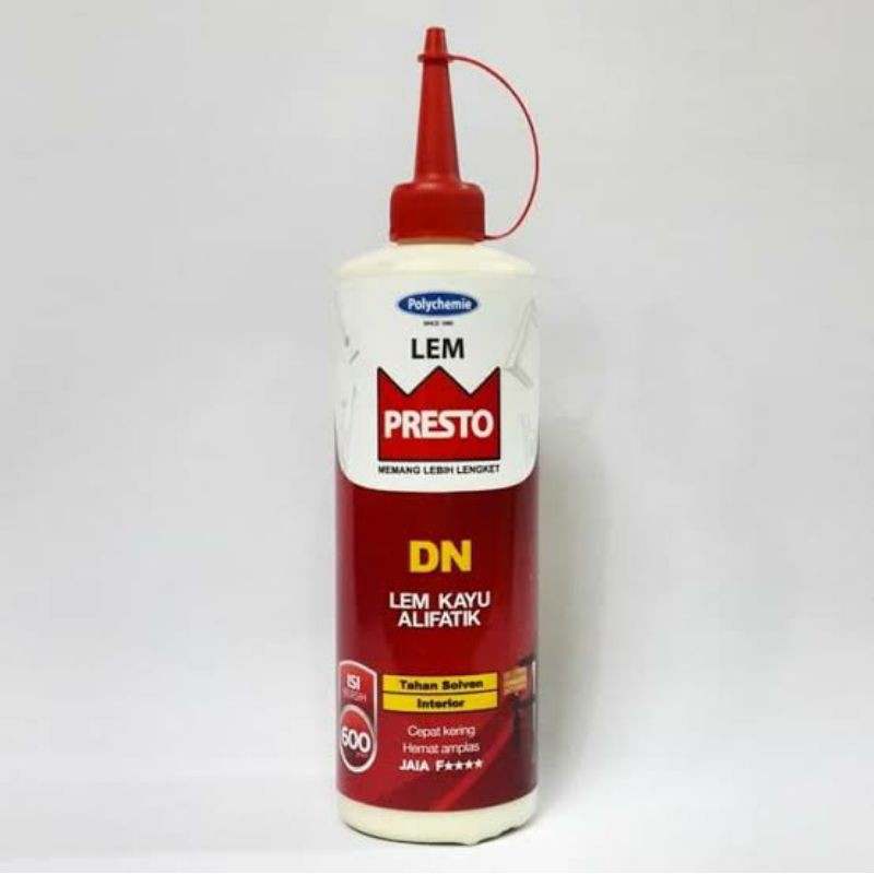 Jual Lem Putih Kayu Presto DN 600 Gram - Lem Alifatik | Shopee Indonesia