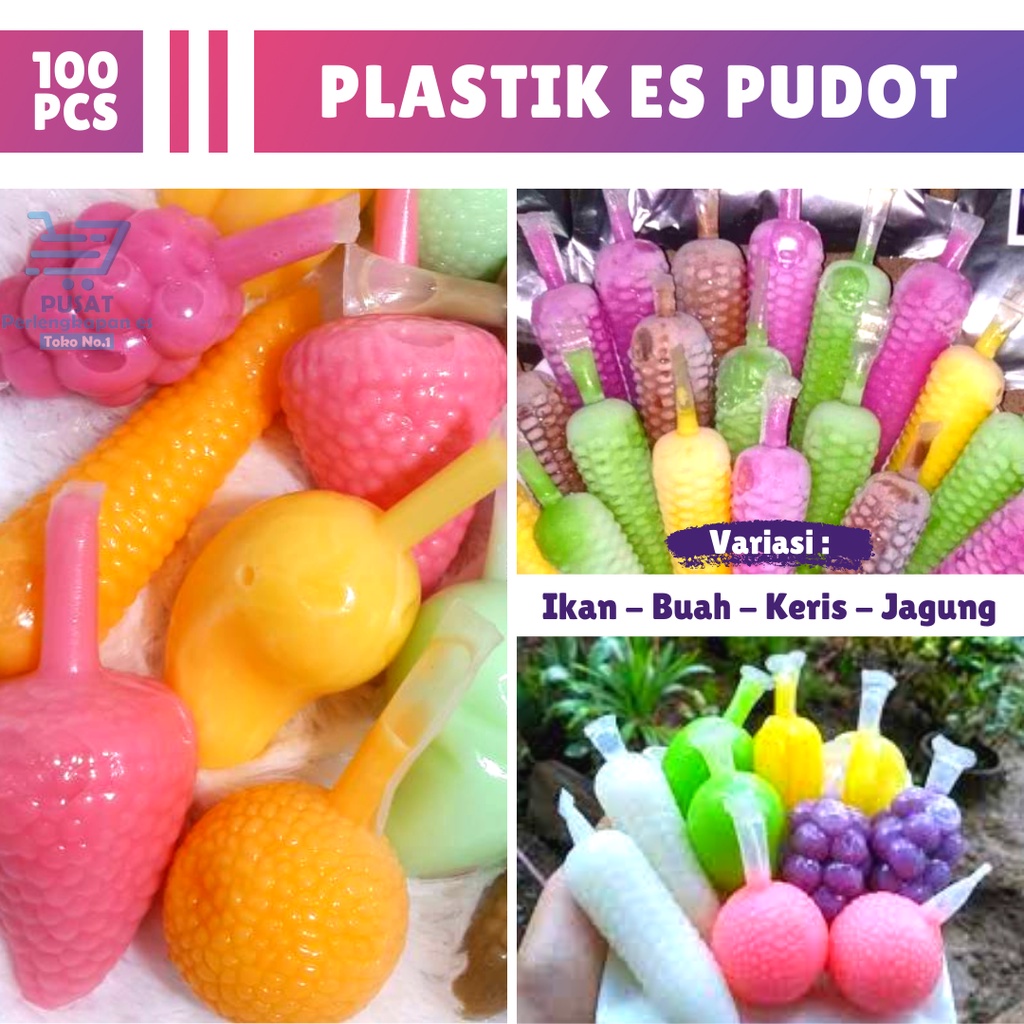 Jual Plastik Bentuk Buah Isi 100pc Plastik Pudot Buah ISI 100pcs ...