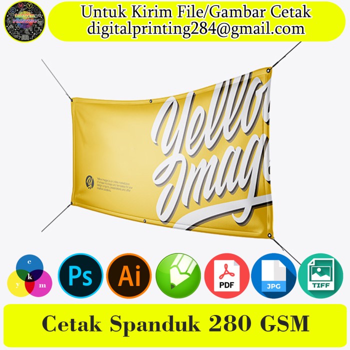 Jual Cetak Spanduk Banner 280 GSM Elegan | Shopee Indonesia