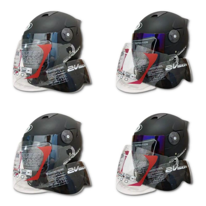 Jual Helm kyt 2 vision paket ganteng..free kaca original nya | Shopee ...