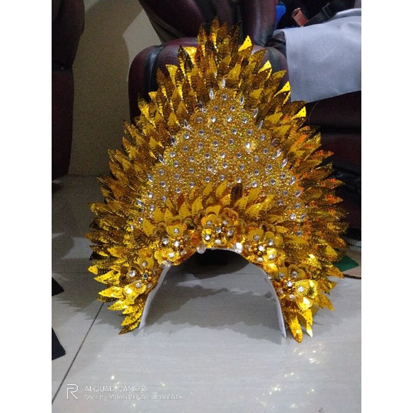 Jual MAHKOTA TARI BUNGA BALI/mahkota Bali/mahkota tari adat/mahkota ...