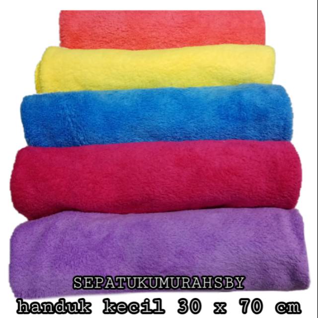 Jual HANDUK POLOS KECIL 30X 70 CM | Shopee Indonesia