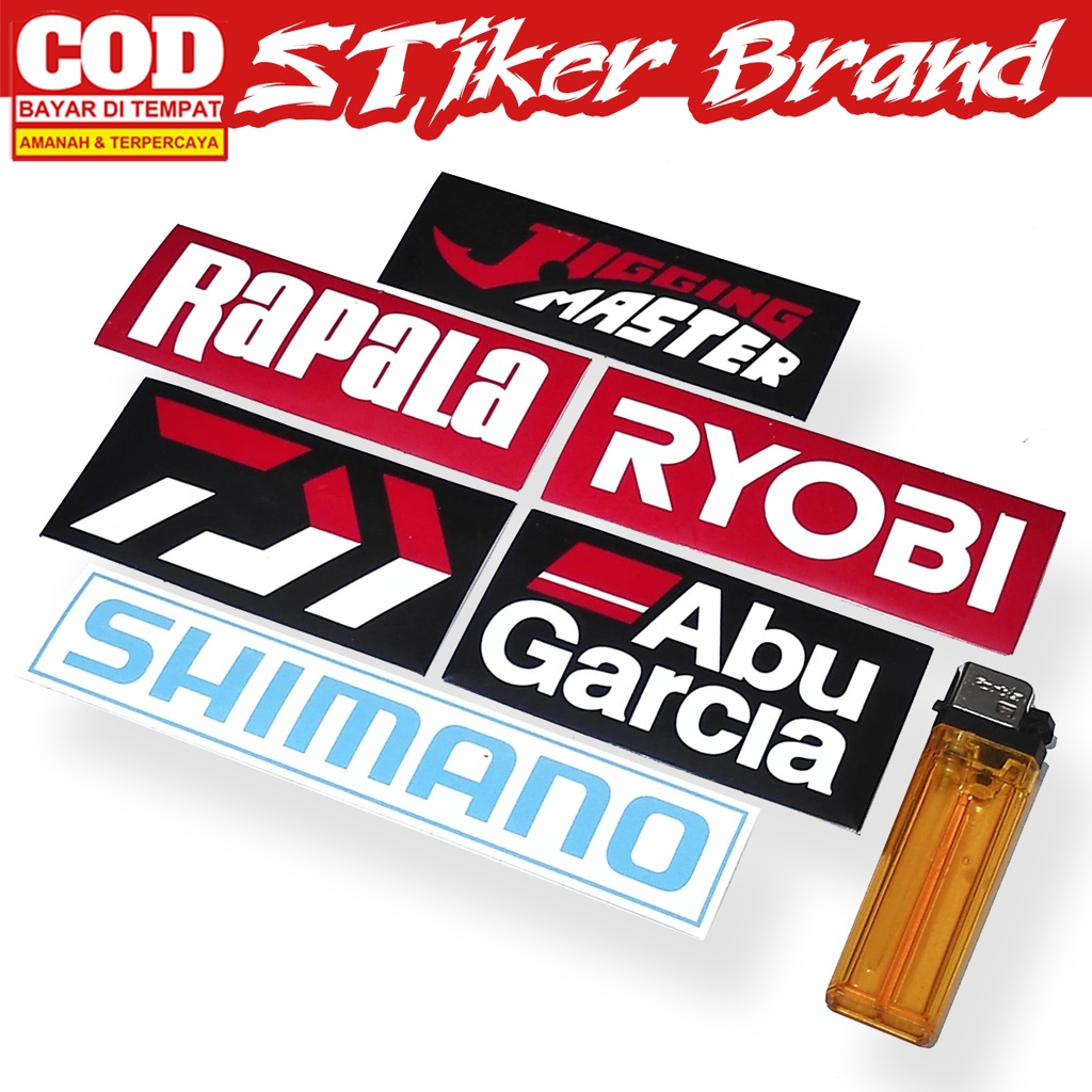Jual Stiker Brand Pancing Shimano dan Lain Lain Untuk Tackle Box Sepeda ...