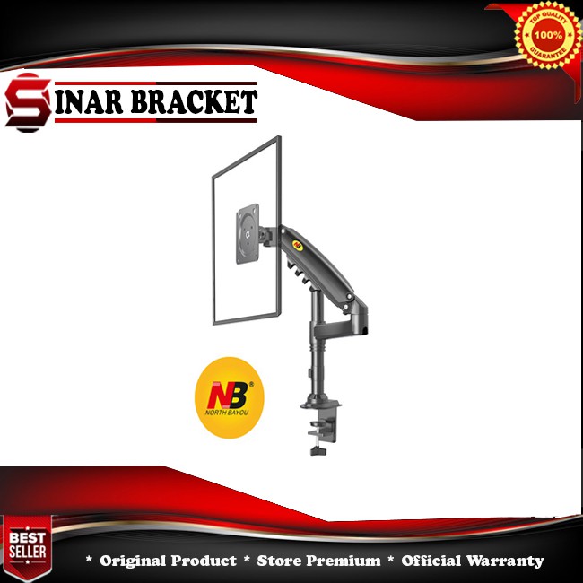 Jual NEW H SERIES North bayou NB H100 DESKTOP MONITOR ARM 22" -35" Up ...