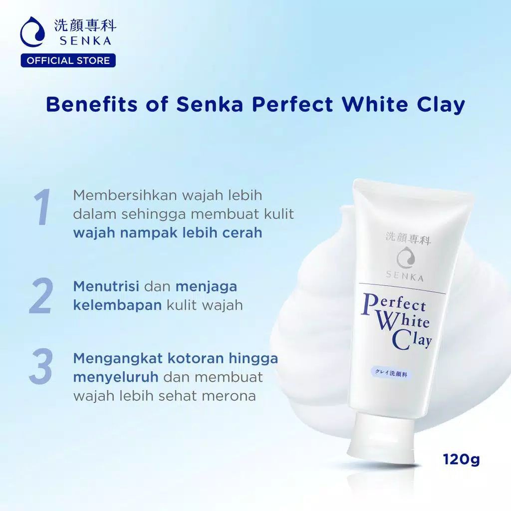 Jual SENKA FACE WASH 100&120 GR | Shopee Indonesia
