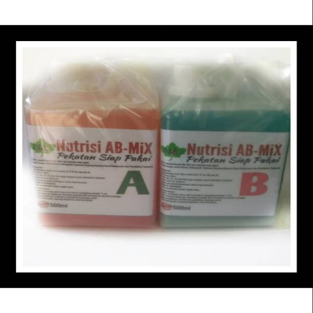 Jual NUTRISI AB-MIX 1 LITER PEKATAN 500 Ml SIAP PAKAI | Shopee Indonesia