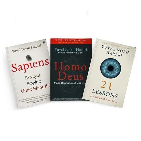 Jual Seri Buku Yuval Noah Harari : Sapiens - Homodeus - 21 Lessons ...