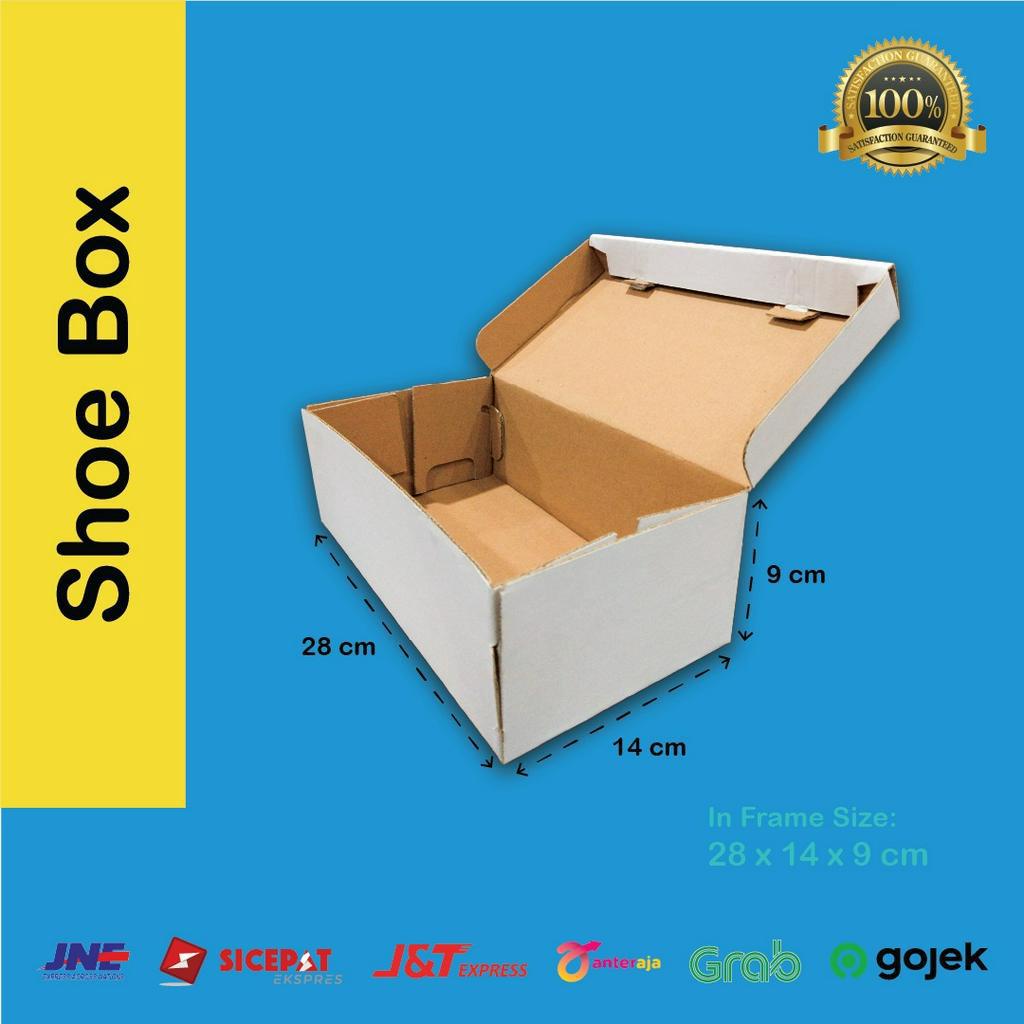 Jual KOTAK SEPATU KARTON UK 28x14x9 CM / KOTAK SEPATU / SHOES BOX / DUS ...
