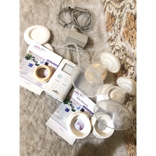 Jual pompa asi merek spectra 9 plus (pompa asi double) | Shopee Indonesia