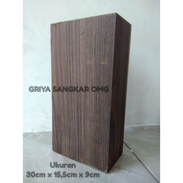 Jual Kayu Sonokeling Balok Besar 30cm x 15,5cm x 9cm | Shopee Indonesia