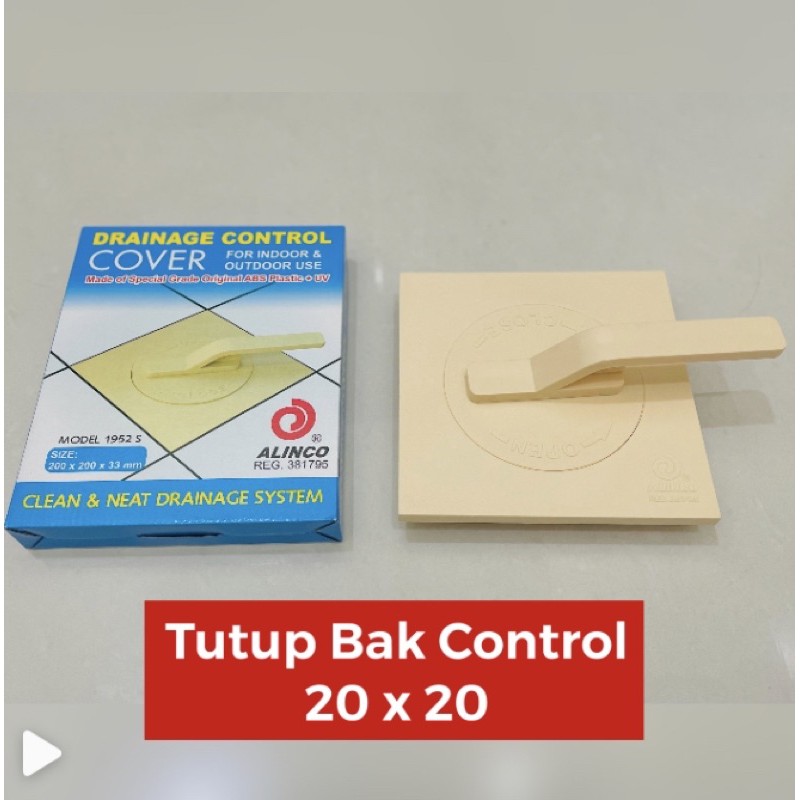 Jual Tutup Bak Kontrol / Drainage Control Cover 20 x 20 ABS Alinco ...