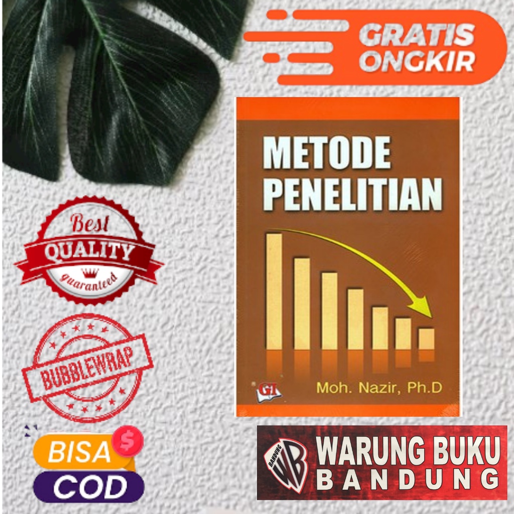 Jual Buku Metode Penelitian - Moh. Nazir | Shopee Indonesia
