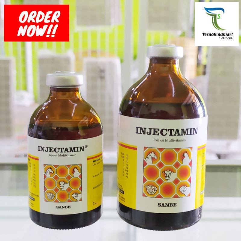 Jual Injectamin 50 ml dan 100 ml SANBE - MULTIVITAMIN injeksi untuk ...