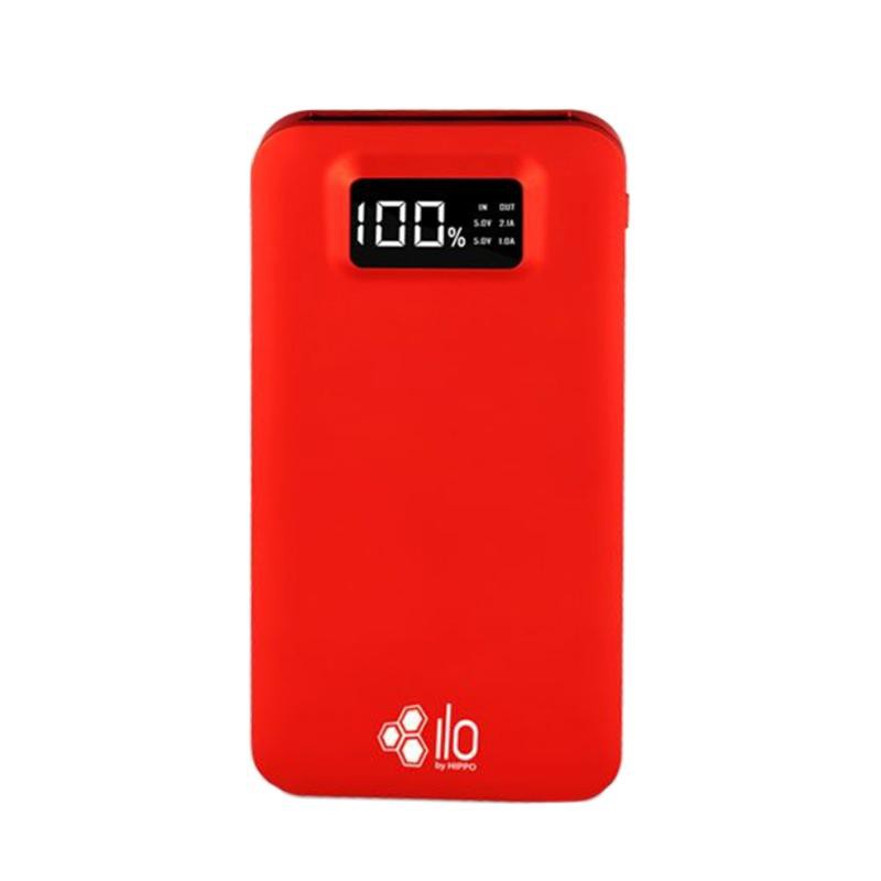 Jual Hippo Power Bank ILO RED 10000mAh Special Edition | Shopee Indonesia