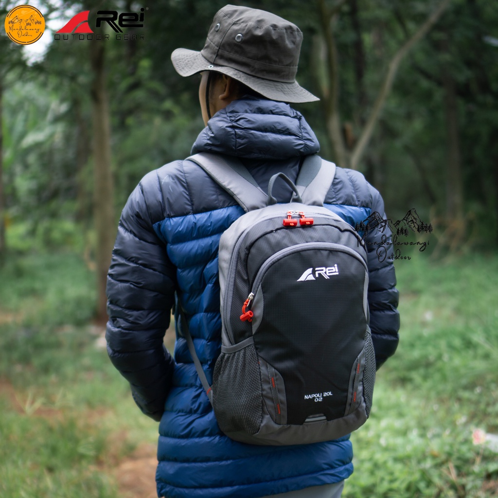 Jual TAS DAYPACK AREI NAPOLI 02 DAN NAPOLI 01 20 LITER + RAINCOVER TAS ...